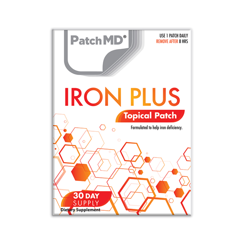 Iron Plus (Topical Patch 30 Day Supply) - 30 Patches - PatchMD – Body ...
