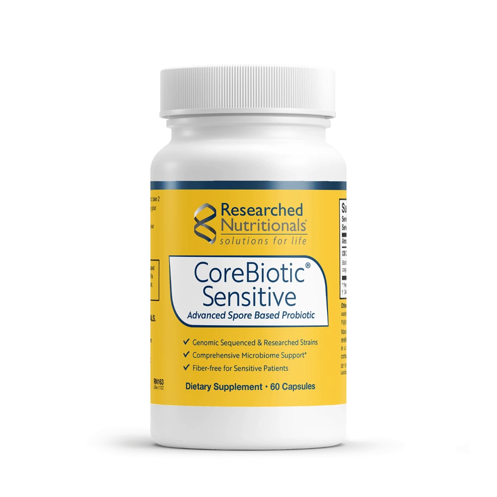 CoreBiotic Soil Based Probiotic (Standard or Sensitive) - 60 Capsules ...