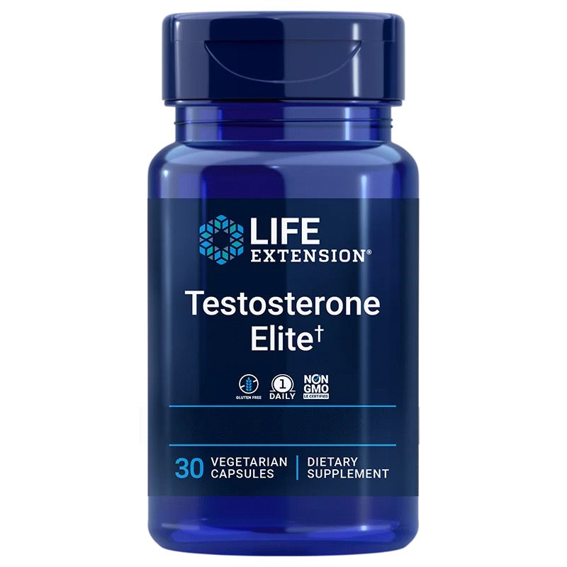 Testosterone Elite, 30 capsules – Life Extension – Body Fabulous Health ...