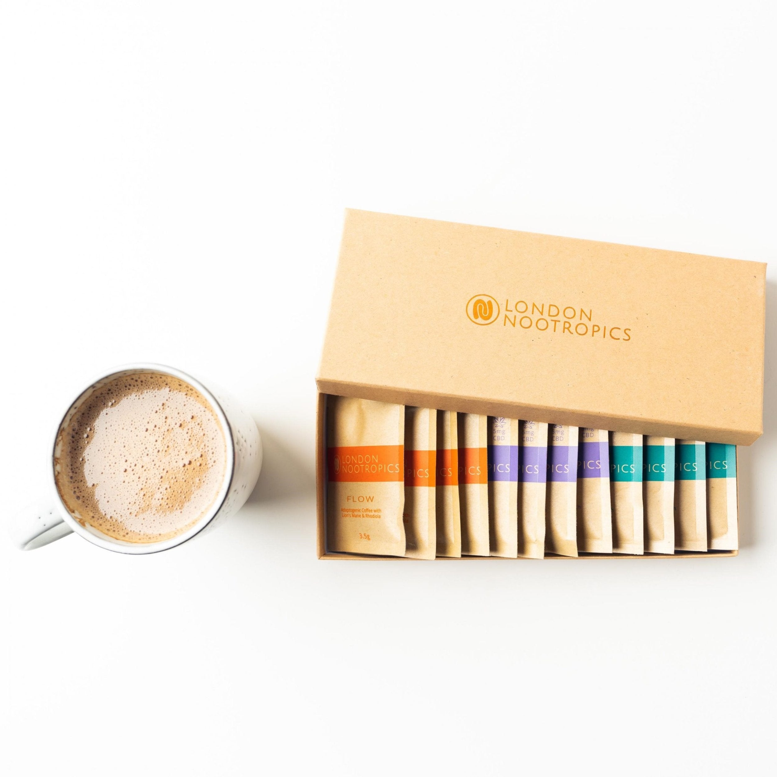 Selection Box Flow, Zen + Mojo Adaptogenic Coffee – 12 Sachets London ...